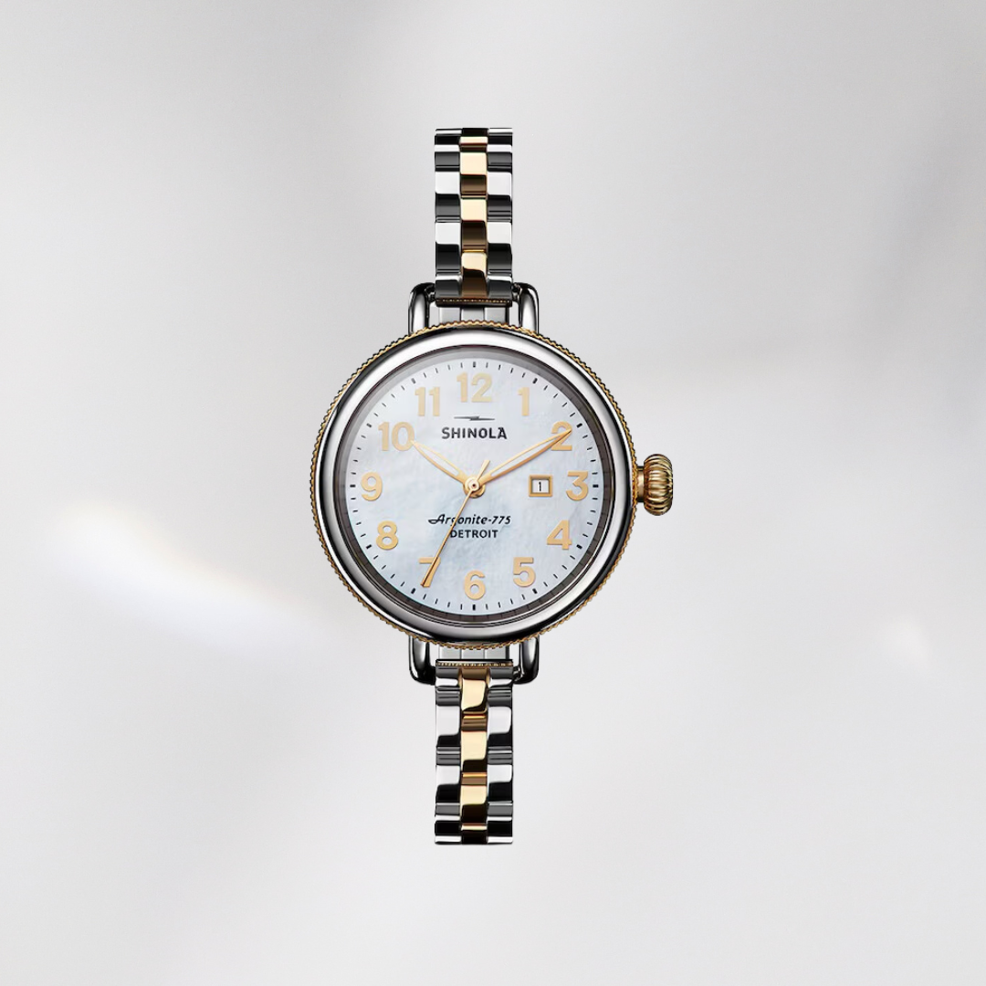 Shinola The Birdy 34mm Two-Tone – CoteTimeworks
